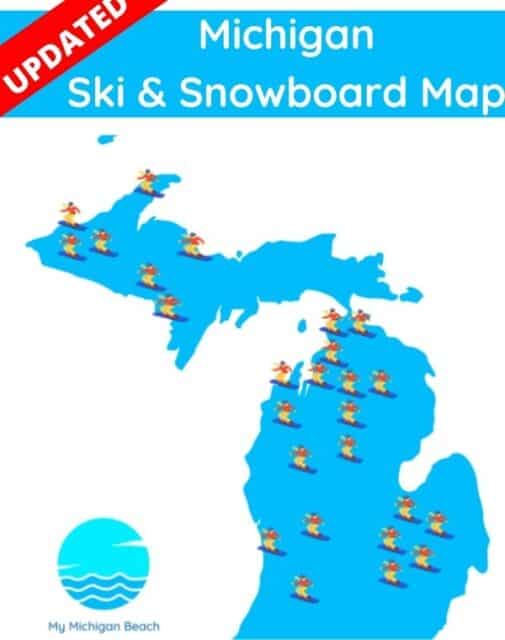 Michigan Ski Resorts Map 2024 - My Michigan Beach and Travel