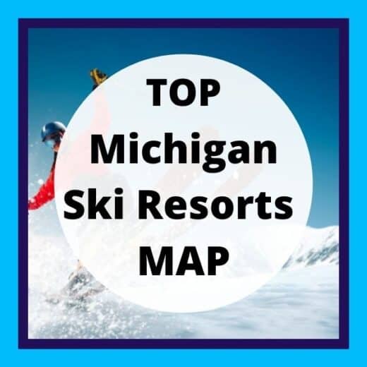 Michigan Ski Resorts Map 2024 - My Michigan Beach and Travel