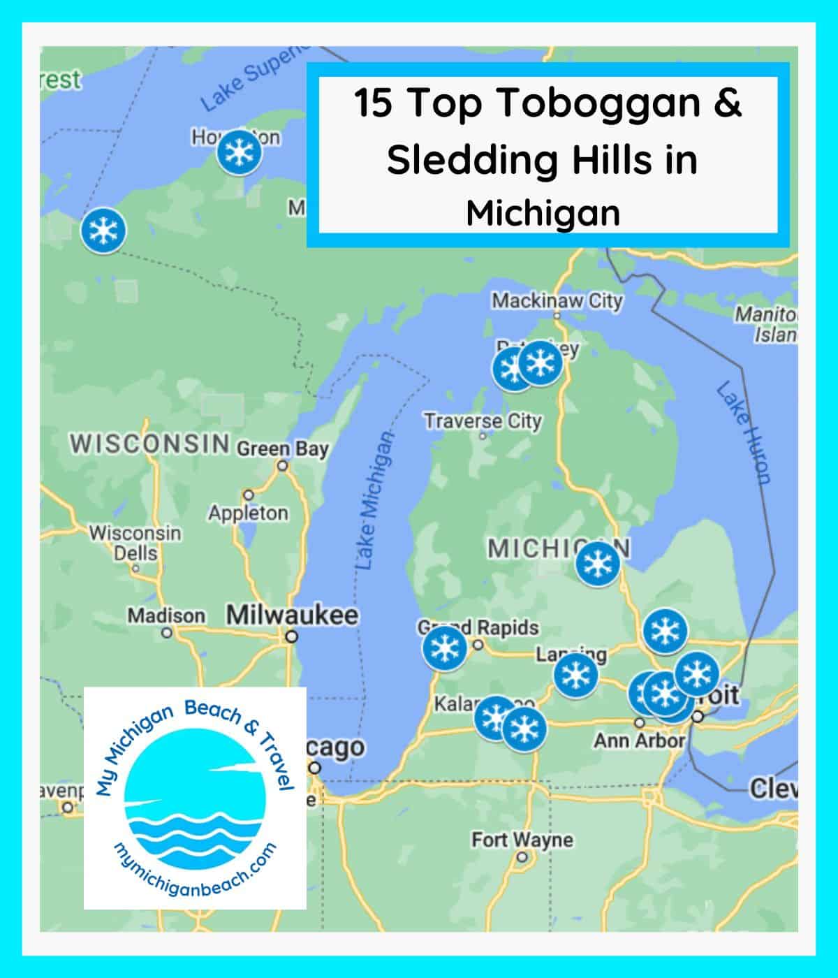 15+ Best Sledding & Tobogganing Hills in Michigan + Luge! (2026 Map ...