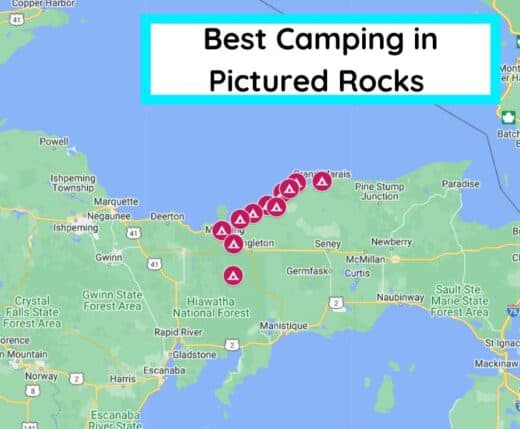BEST Pictured Rocks Camping (MAP): Backcountry, Tent Camping, RV Parks ...