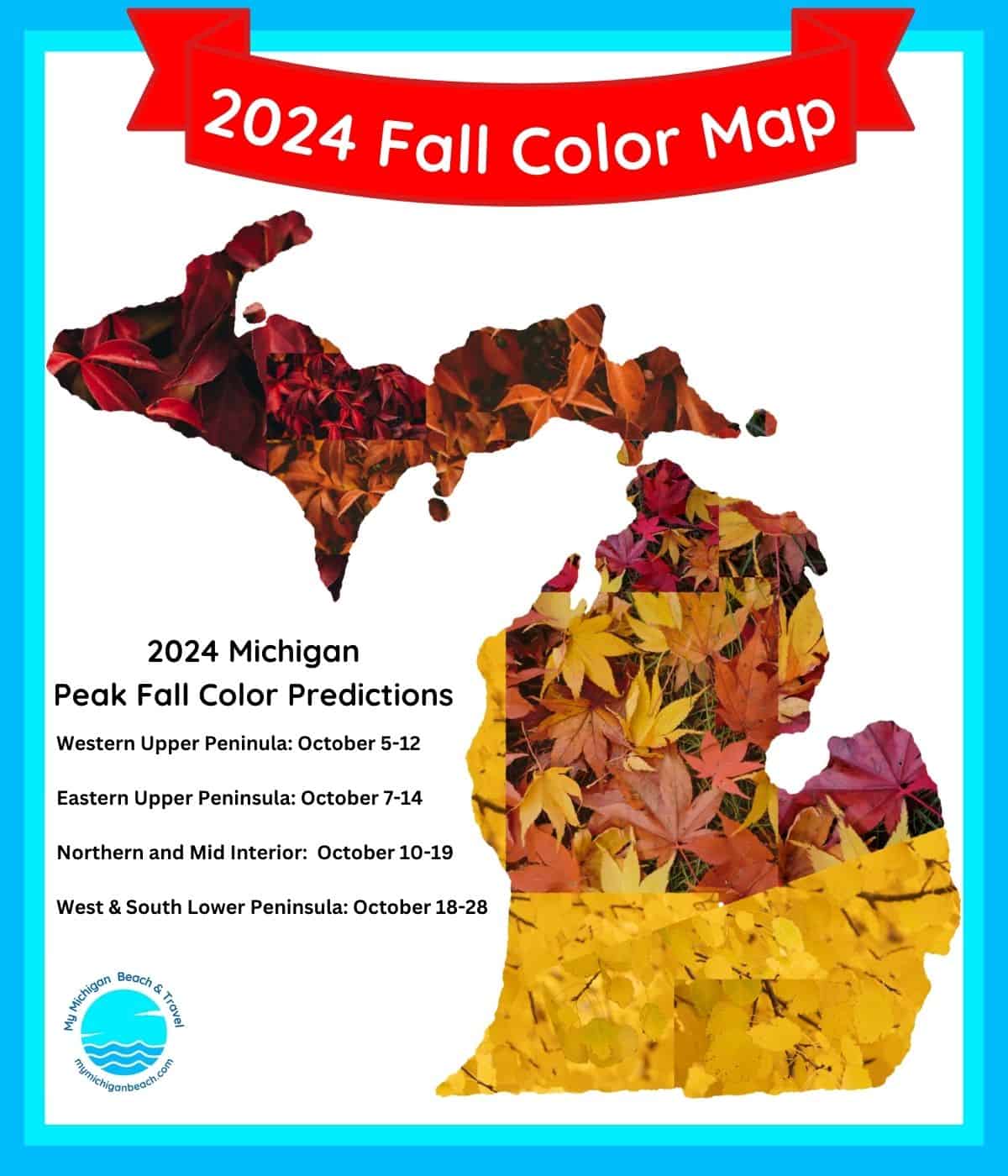 Michigan Fall Color Map + Best Peak Forecast, Predictions - My Michigan ...