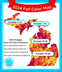 2024 Michigan Fall Color Map + Predictions - My Michigan Beach and Travel