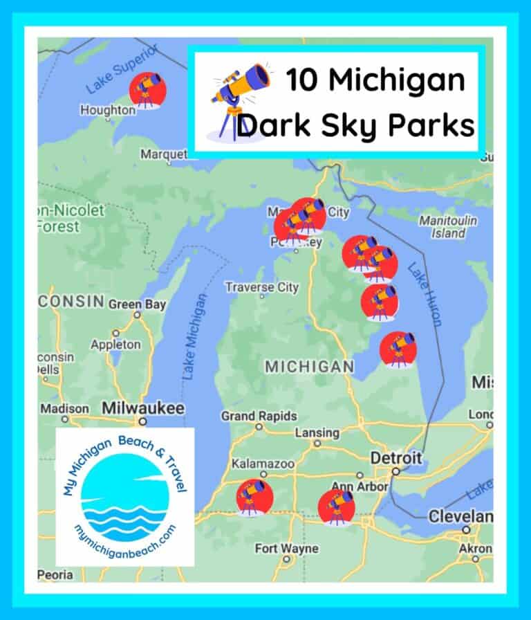 Michigan Dark Sky Parks: All 10 Best + Map (2026) | My Michigan Beach ...